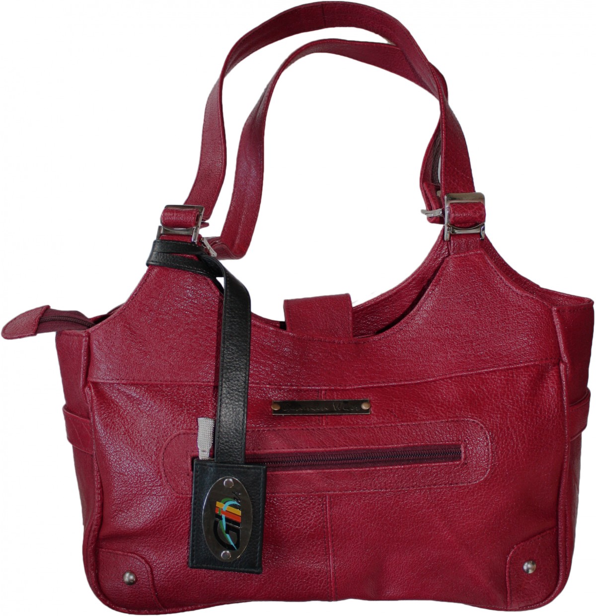 Damen Lederhandtasche Ledertasche Shopper Handtasche Tasche Tragetasche rot