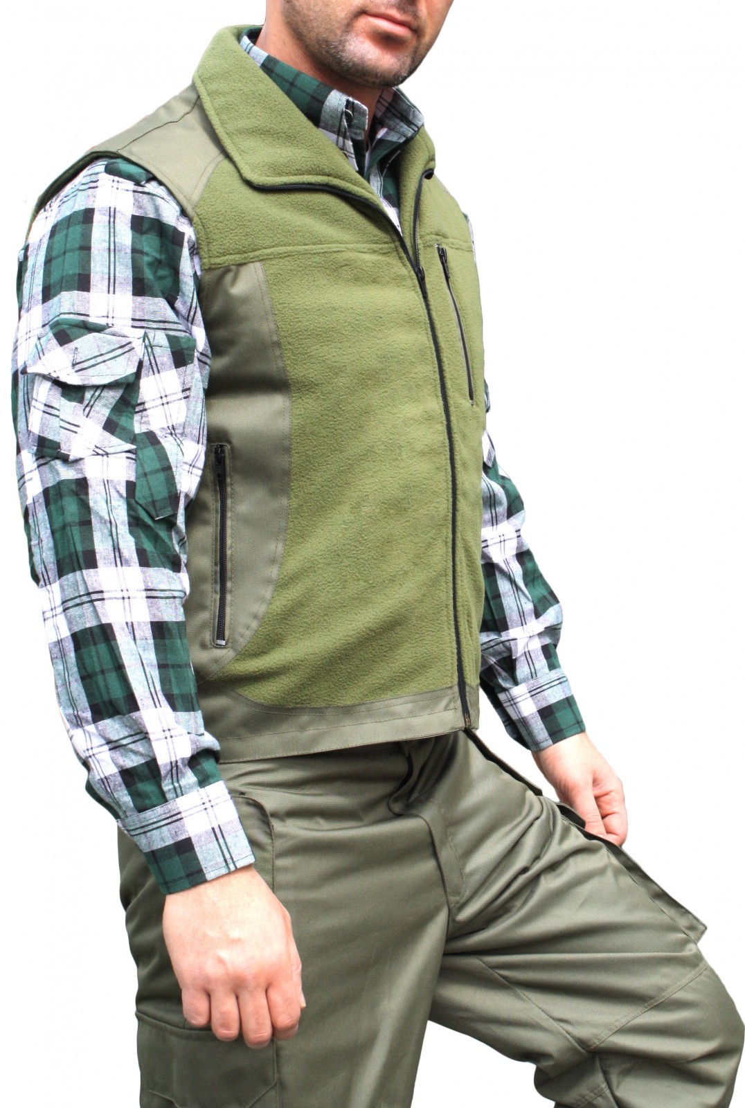 Trachten, Trachten Vest ,Tracht Vest Hunting,Color: Green